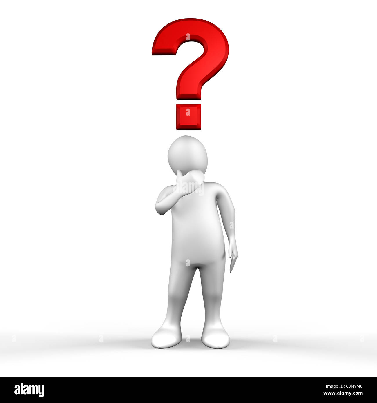 Question mark cartoon hi-res stock photography and images - Alamy