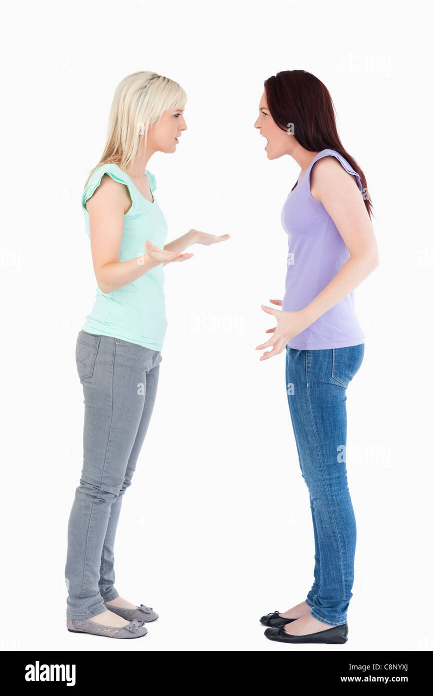 Angry women arguing Stock Photo - Alamy