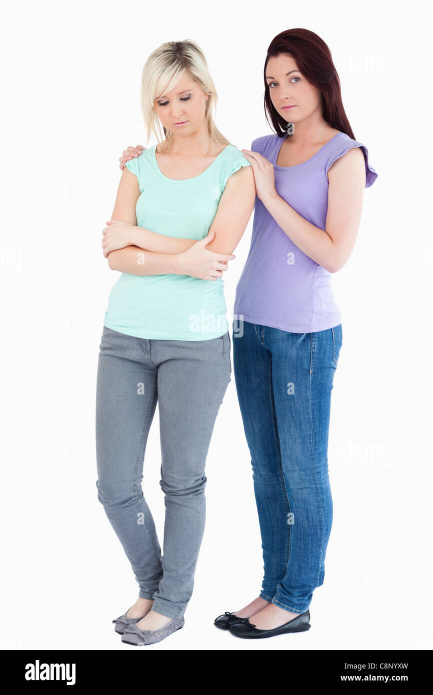 Sad stylish caucasian woman Cut Out Stock Images & Pictures - Alamy