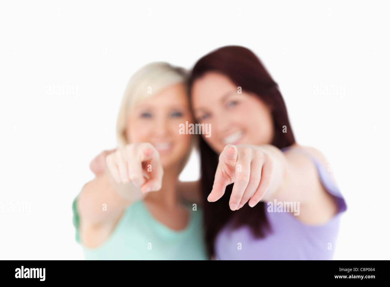 Cheerful friends posing Stock Photo - Alamy