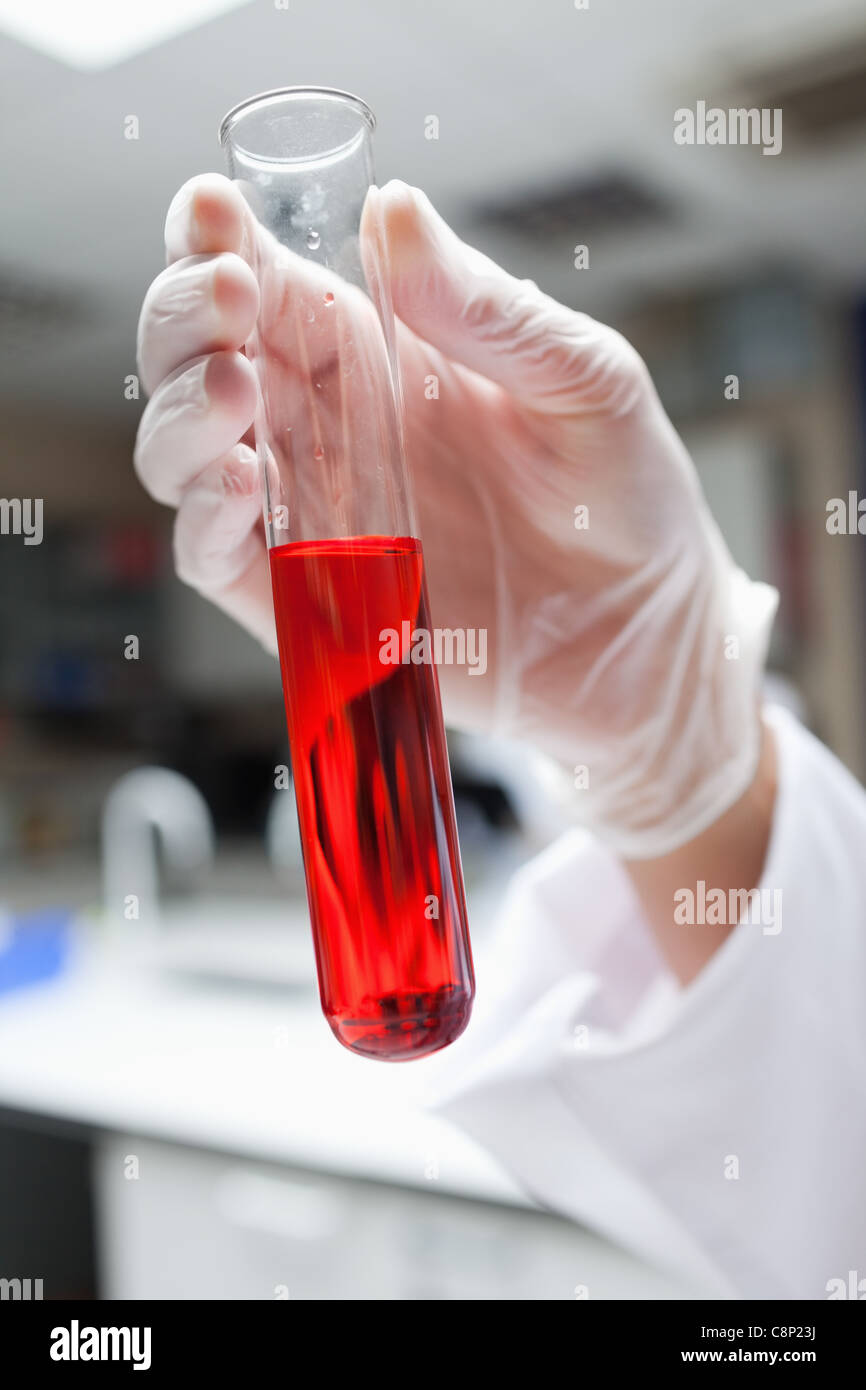 Portrait of a test tube Stock Photo - Alamy