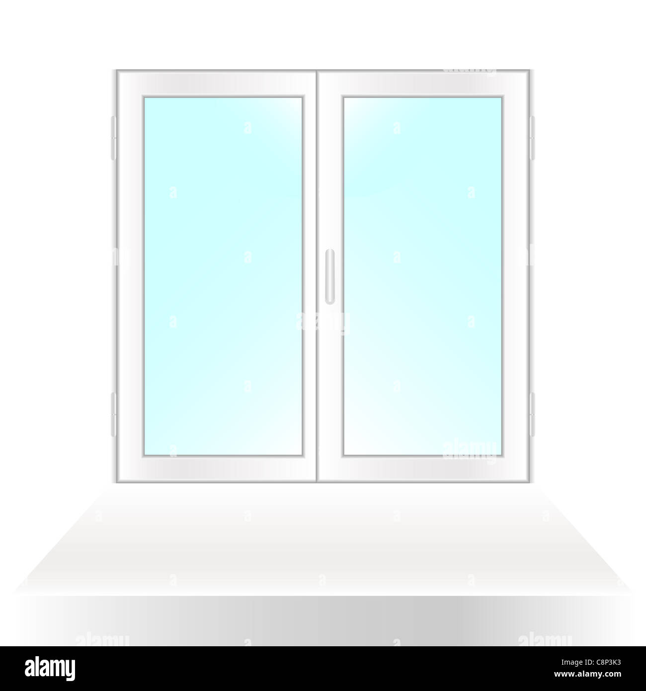 The closed window Stock Photo - Alamy