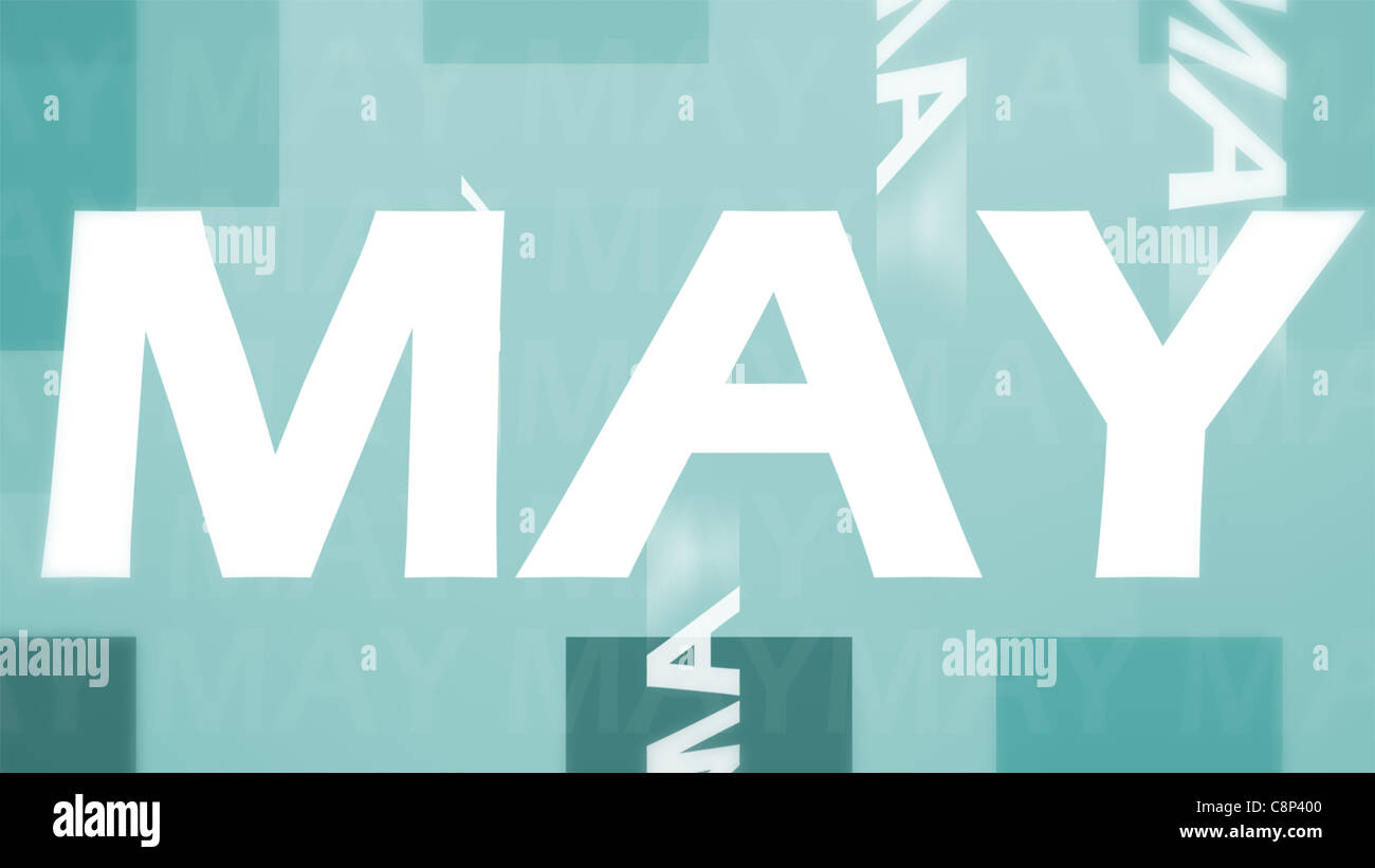Concept image may calendar hi-res stock photography and images - Alamy