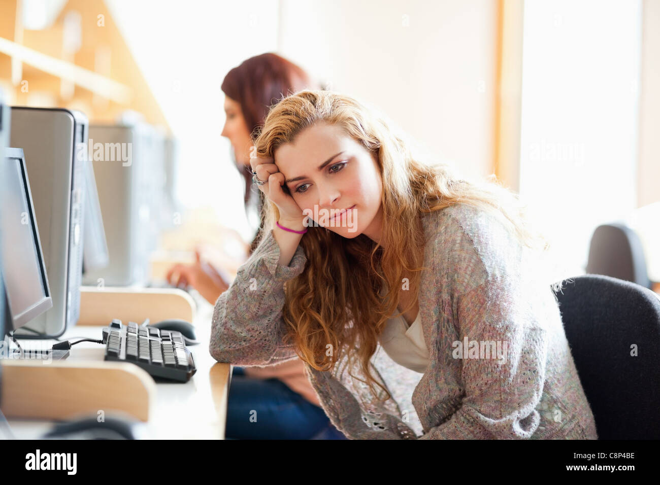 Young student posing Stock Photo - Alamy