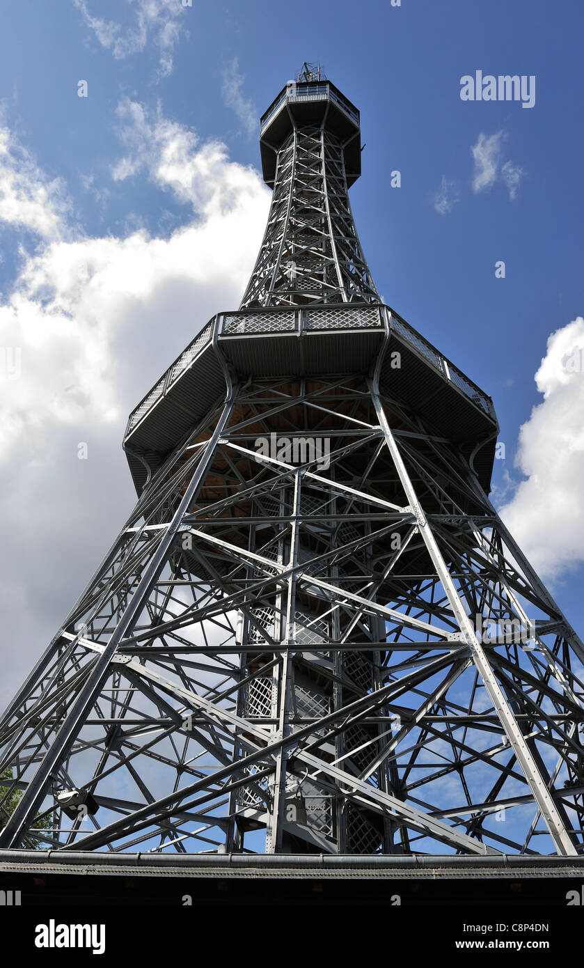 Rozhledna Tower built in Petrin Mala Stana Prague Czech Republic to ...