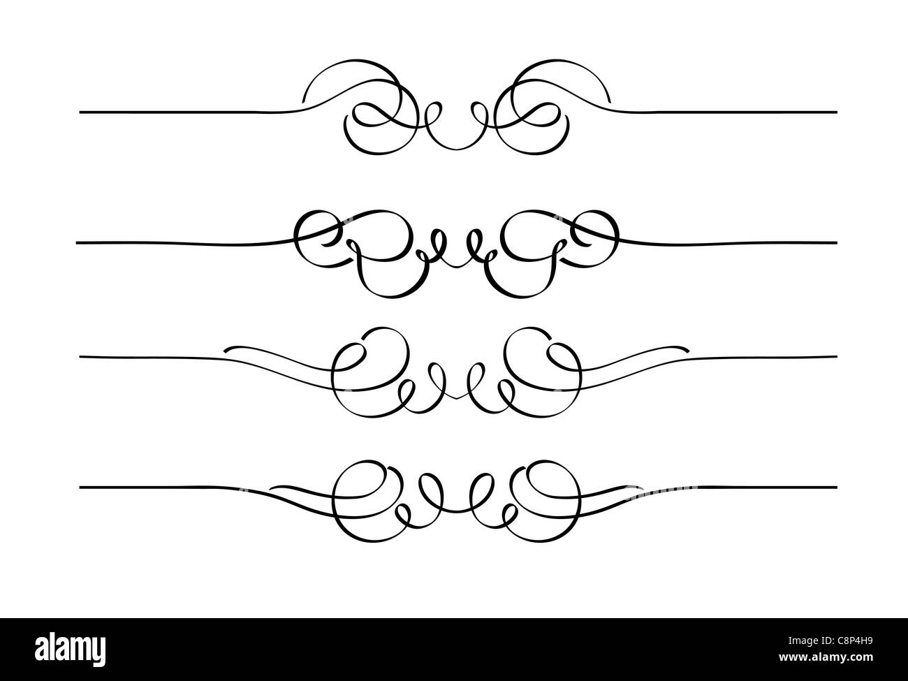 Decorative ruled lines hi-res stock photography and images - Alamy