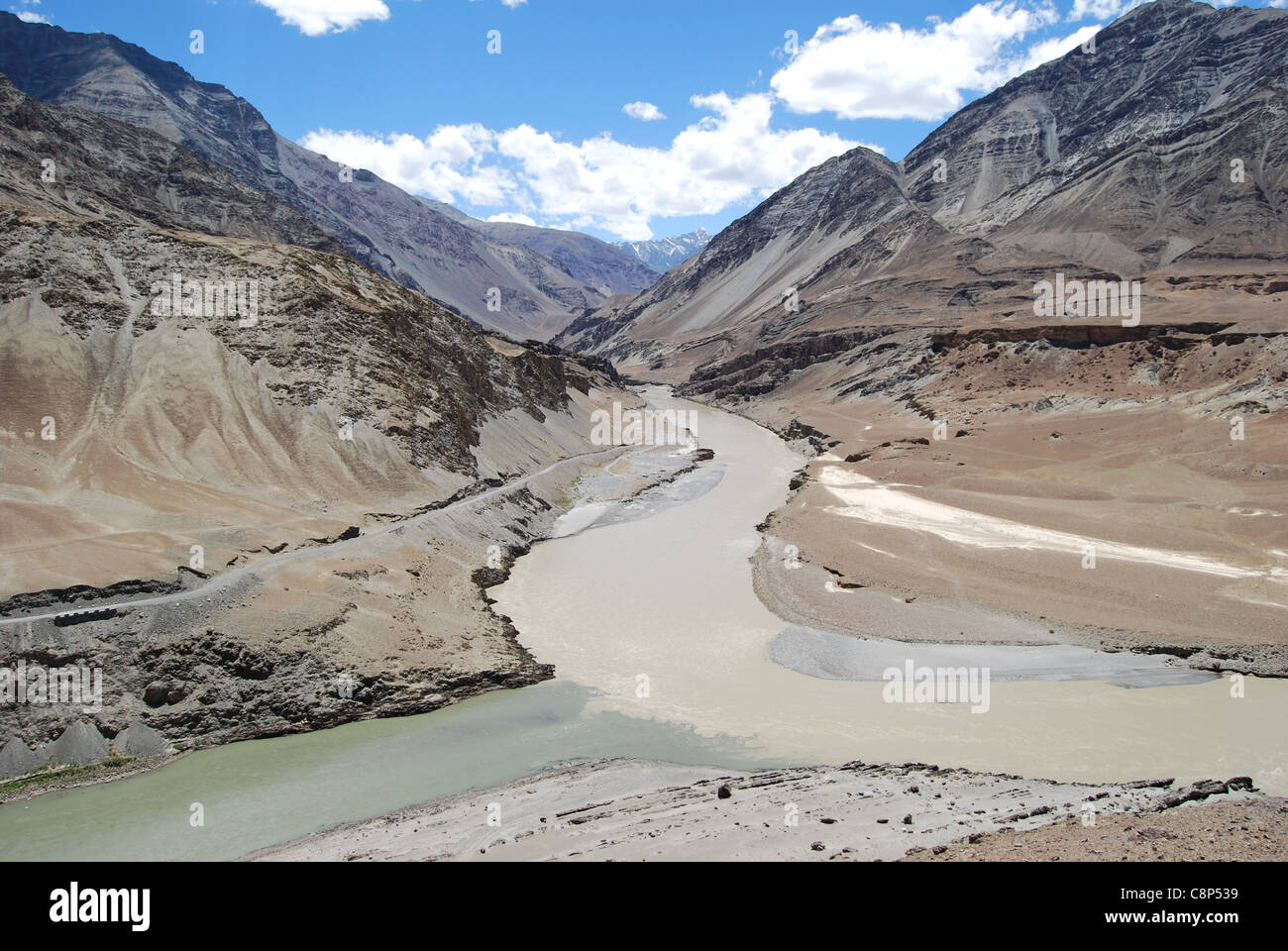 Ladakh, Kashmir-Jammu, India, Ladakh rivers : Zanskar and Hindus ...