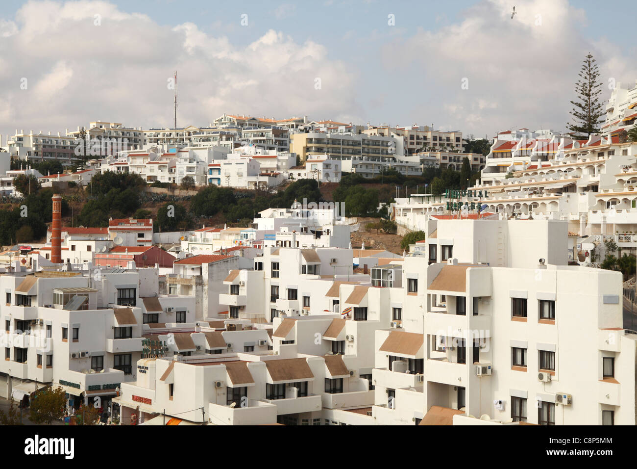 Panorama of Albufeira Stock Photo - Alamy