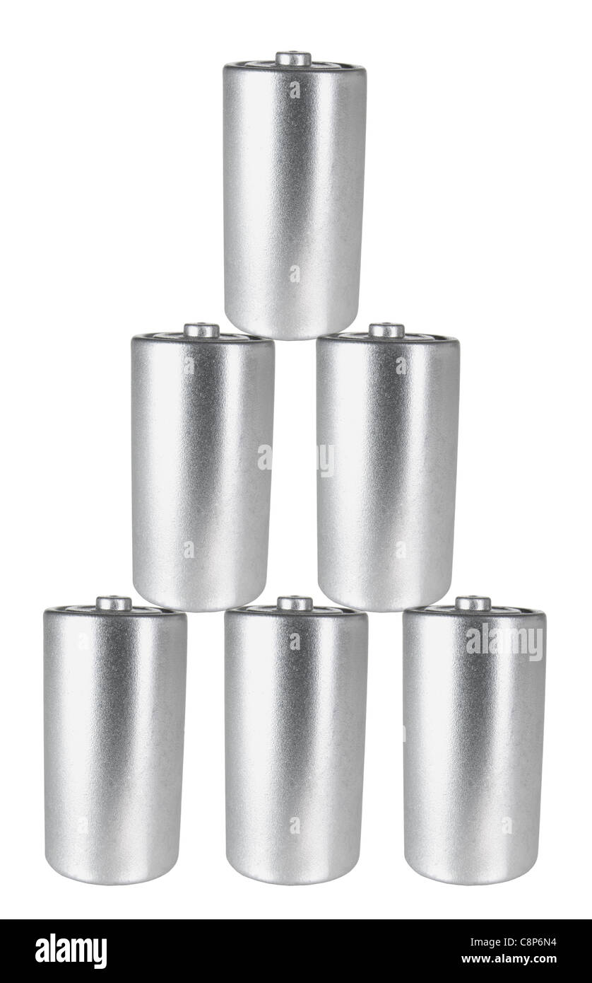 Stack of Batteries Stock Photo - Alamy