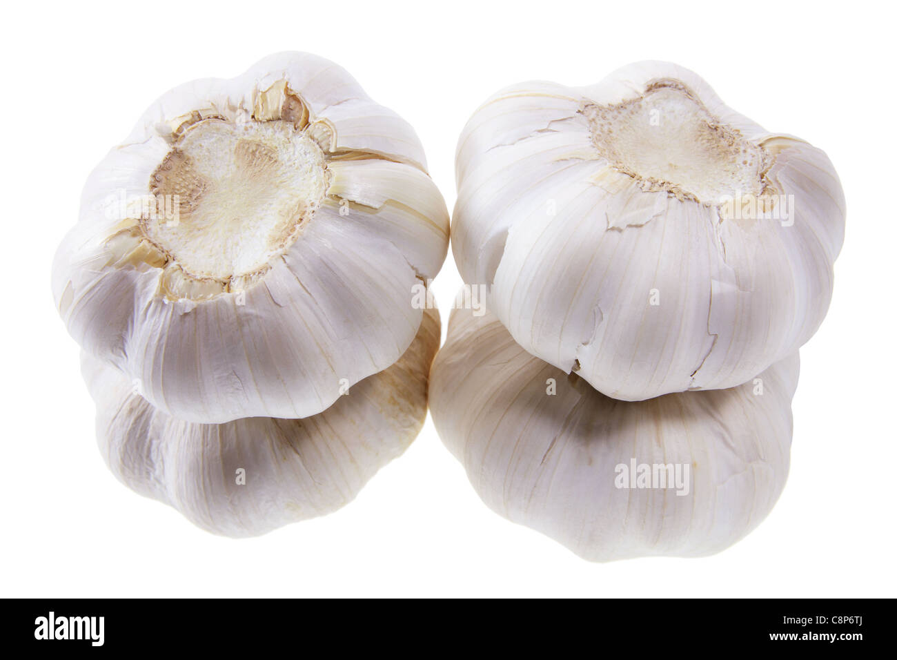 Fresh garlic bulbs stacked hi-res stock photography and images - Alamy