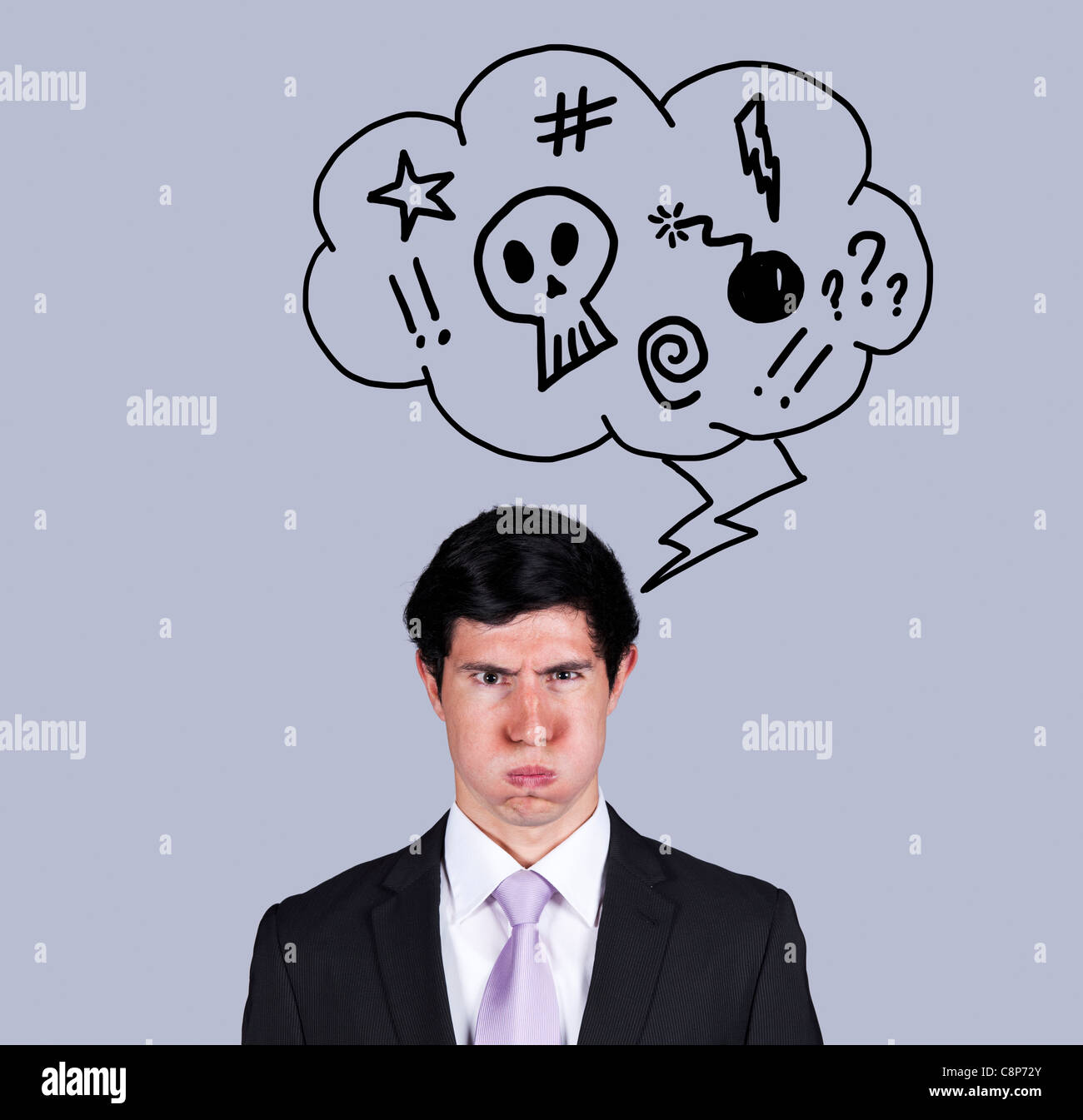 Angry speech bubble hi-res stock photography and images - Alamy