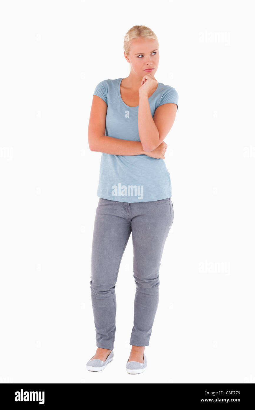 Trendy gorgeous young woman Cut Out Stock Images & Pictures - Alamy