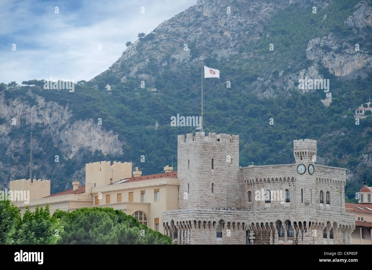 The Palace of Monaco, the official residence of the Prince of Monaco ...