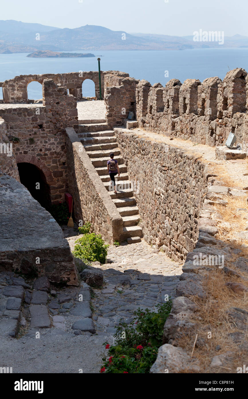 Mithymna castle hi-res stock photography and images - Alamy