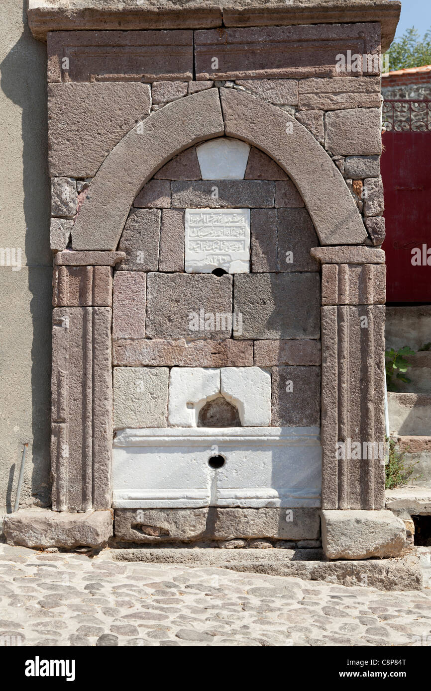 Ancient water place in Mithymna , Lesbos, Greece Stock Photo - Alamy
