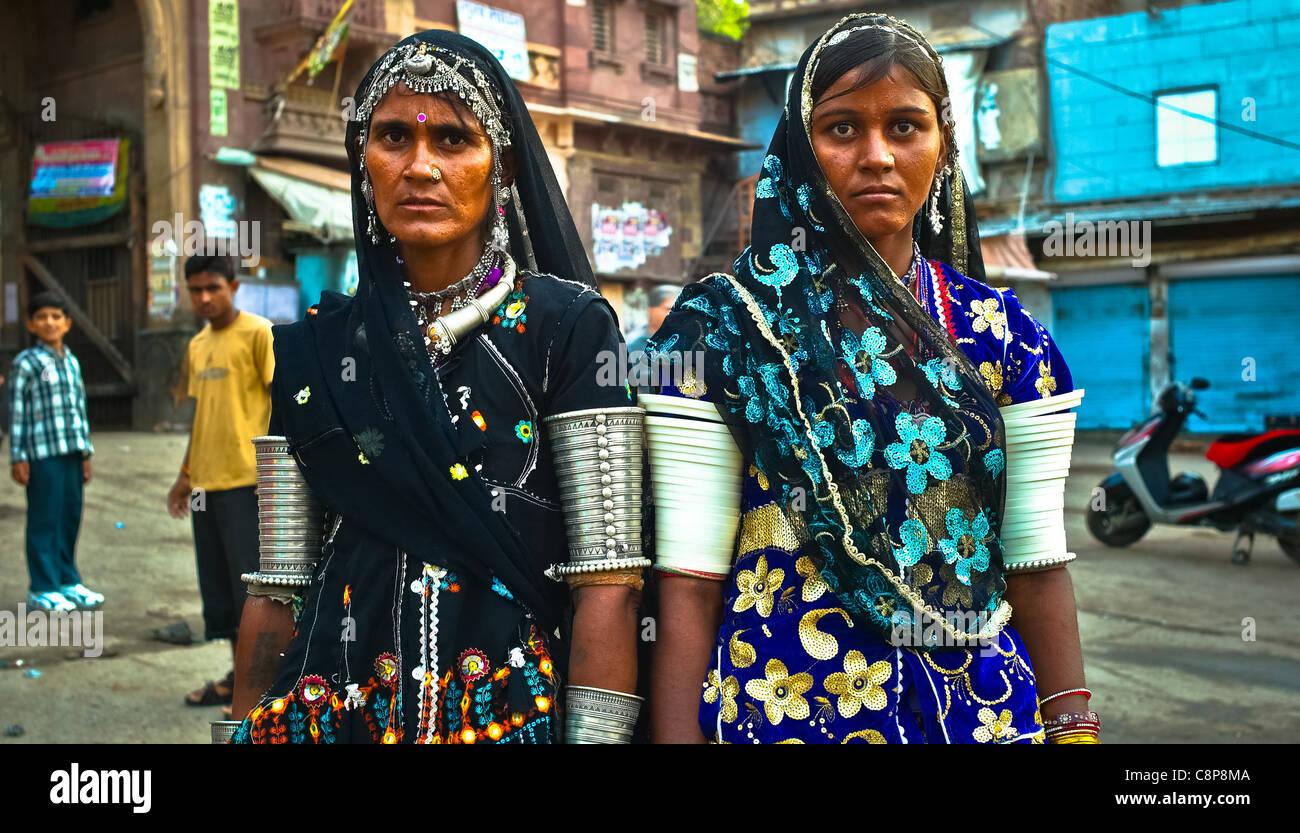 Rajhastan of Lords & Gypsies Jodhpur , Sardar bazar Stock Photo - Alamy
