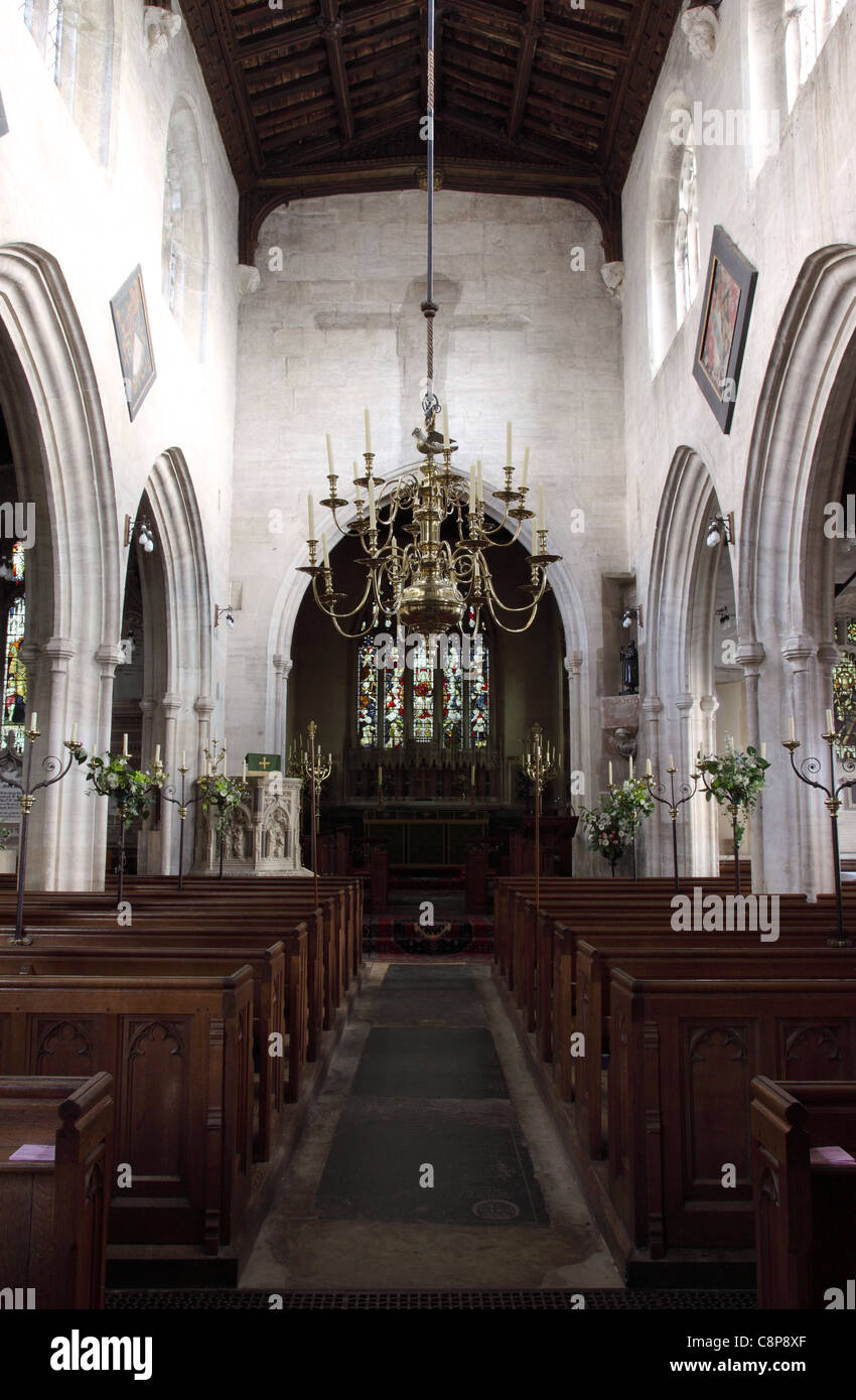 Cross village church interior hi-res stock photography and images - Alamy