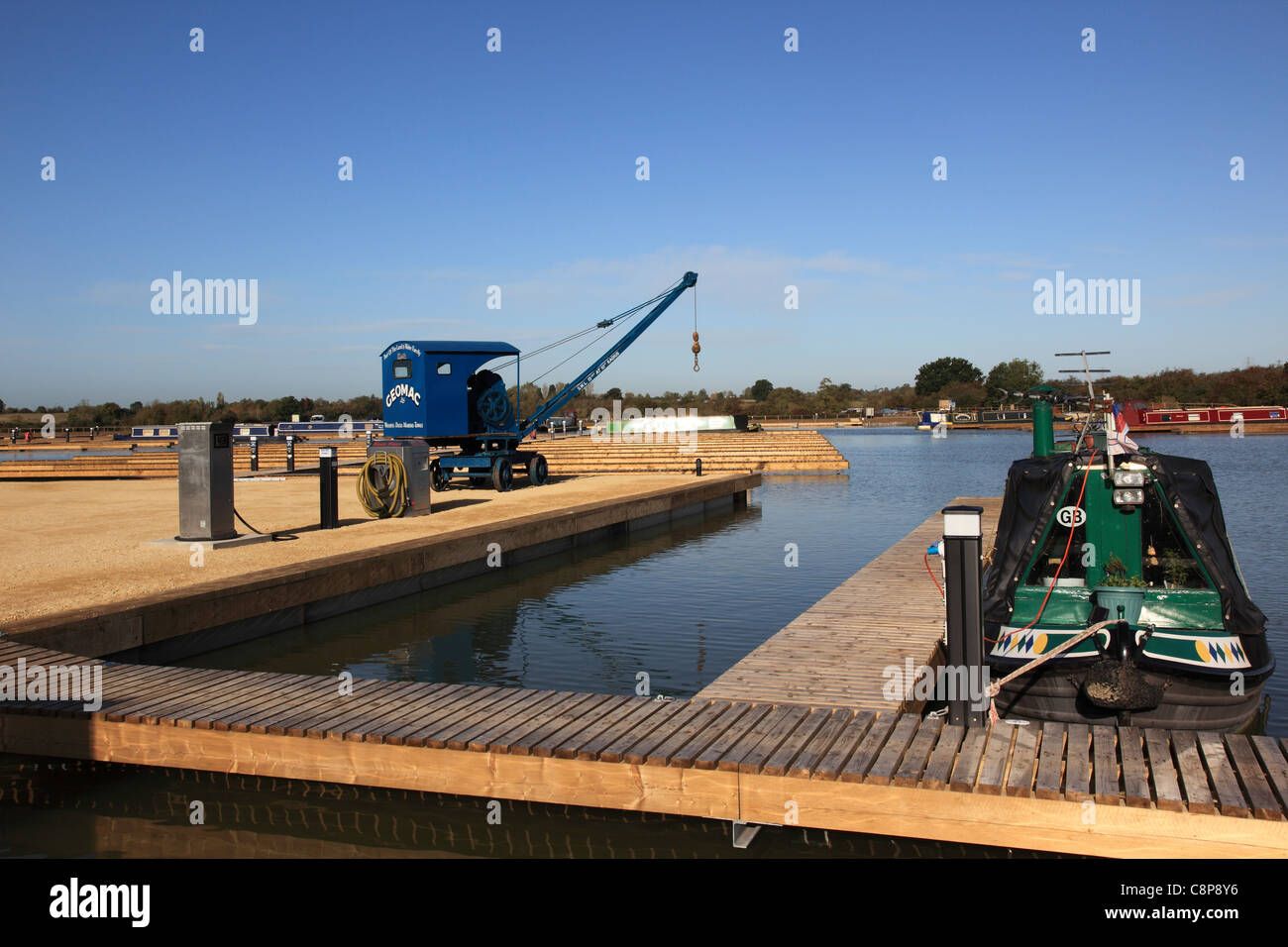 Kennet and Avon Canal, Devizes Marina, Wiltshire, England, UK Stock ...