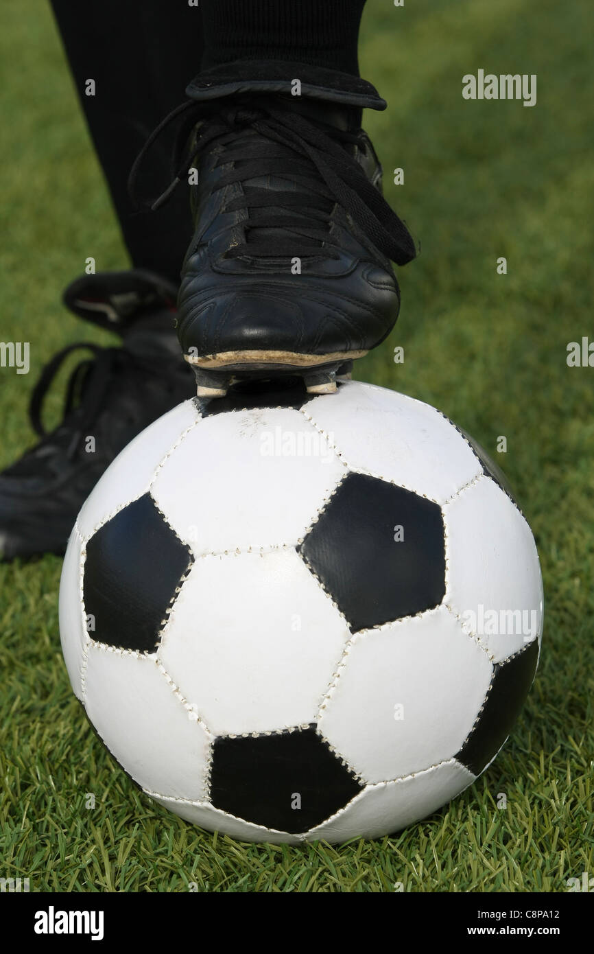 soccer player with a ball Stock Photo - Alamy