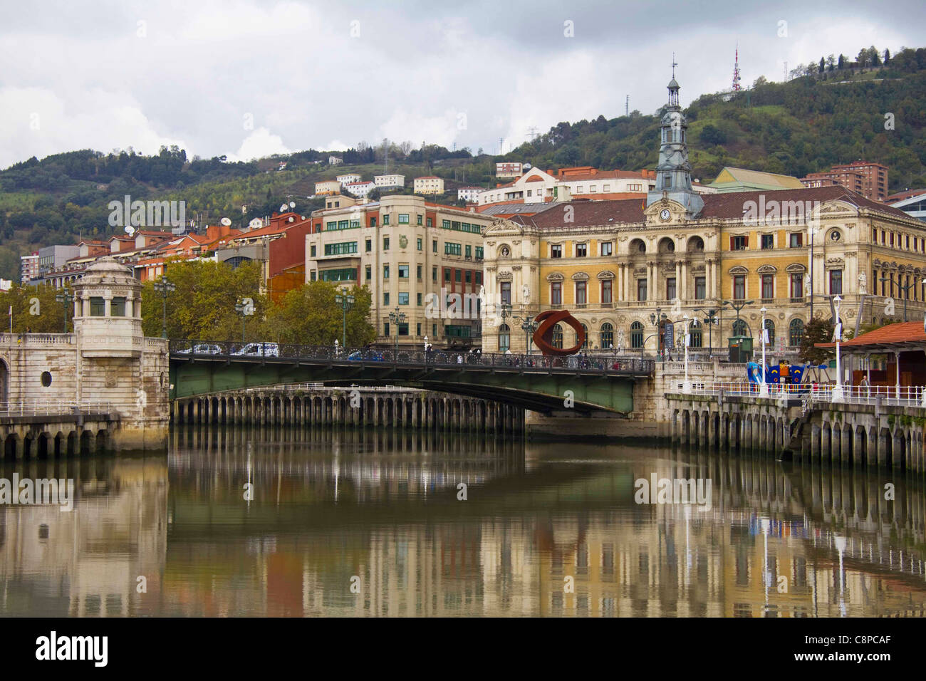 Exterior of Bilbao Town Hall, Bilbao, Basque Country, Spain Stock Photo ...