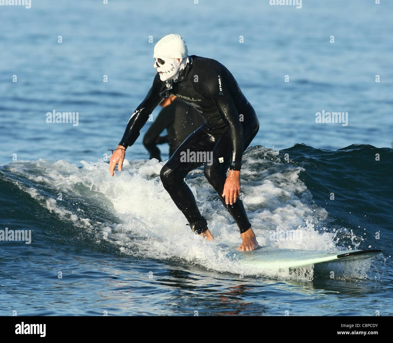 MALE SURFER AS JACK SKELLINGTON BLACKIE'S HALLOWEEN COSTUME SURF ...