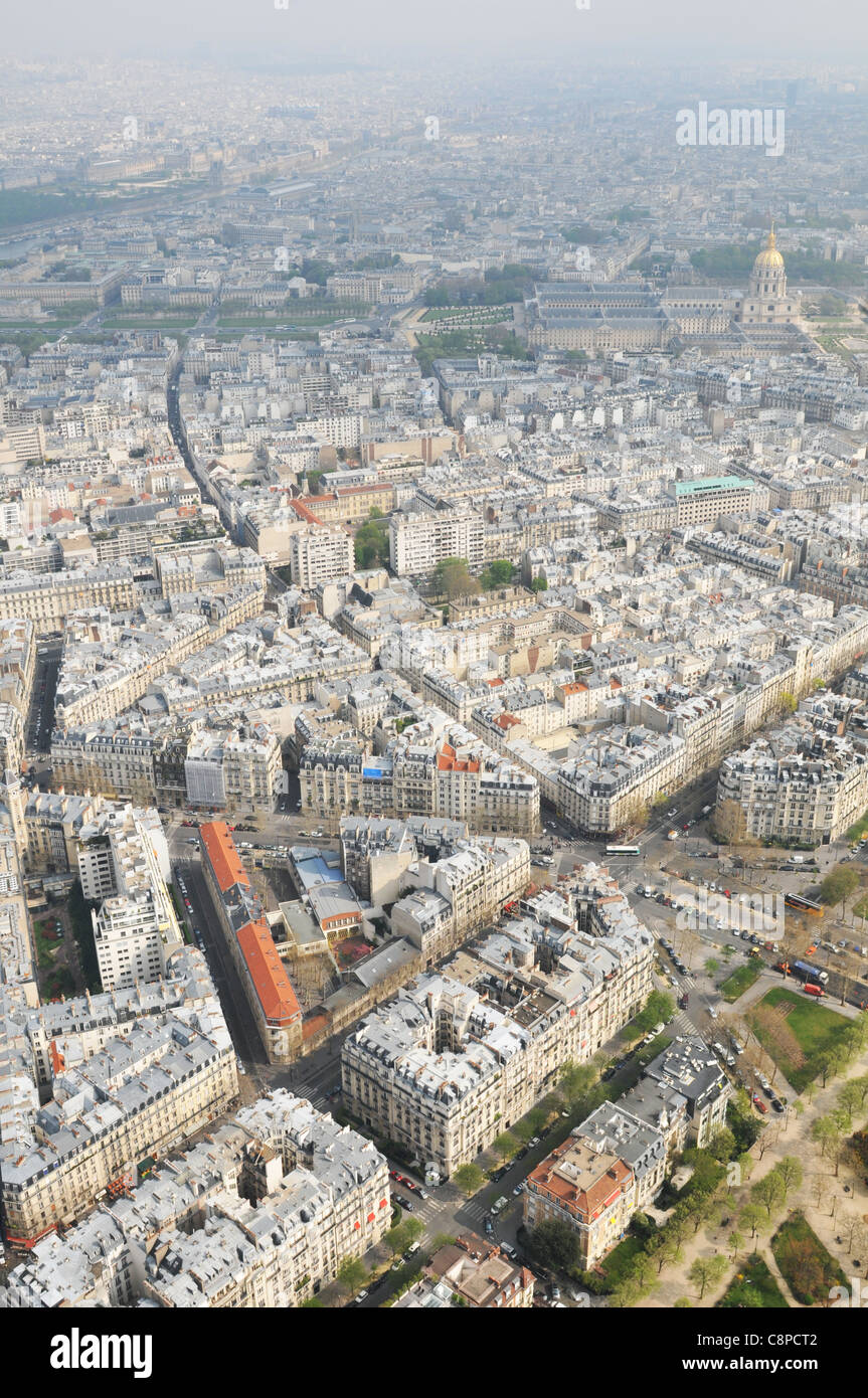 Aerial view of Paris Stock Photo - Alamy