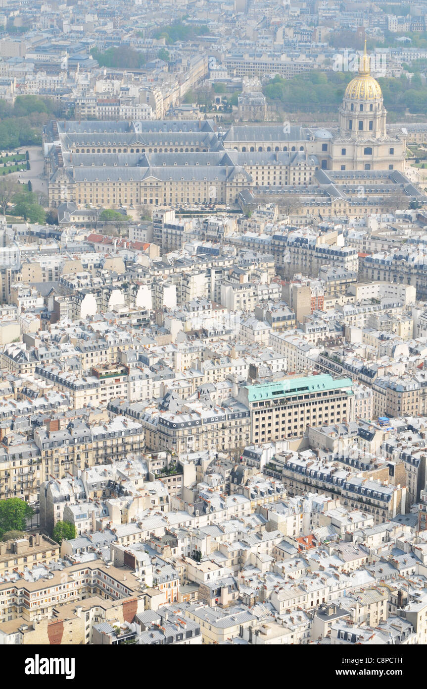 Aerial view of Paris Stock Photo - Alamy