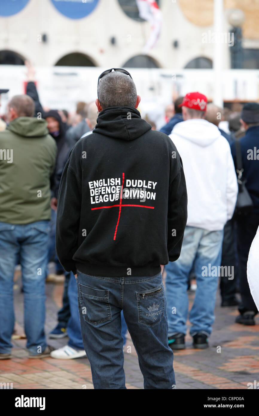 EDL member of the Dudley Division. At the demonstration in Centenary ...