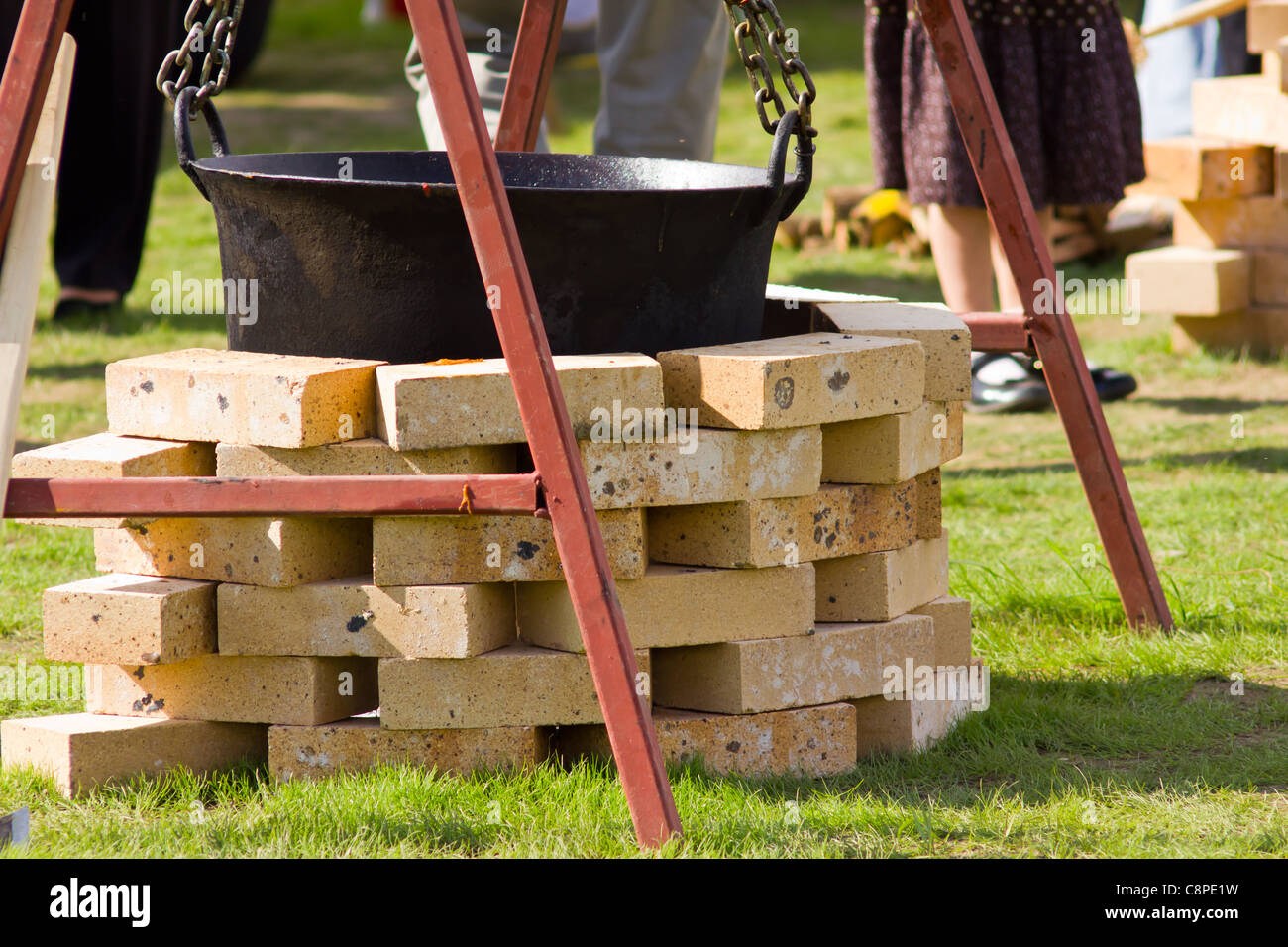 organic view cooking pot Stock Photo - Alamy