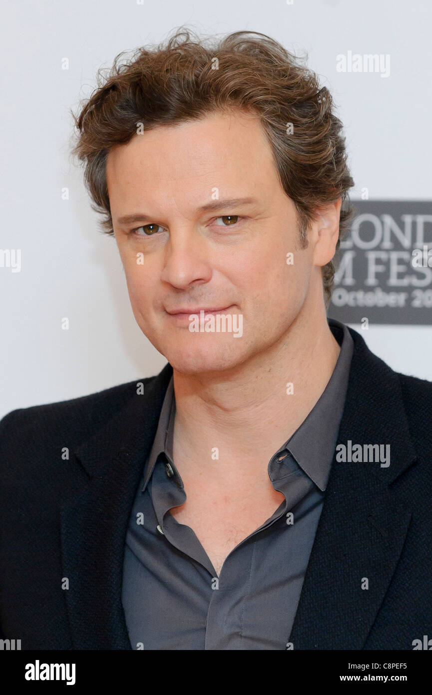 Colin Firth attends the King's Speech photocall, at VUE, London, 21st ...