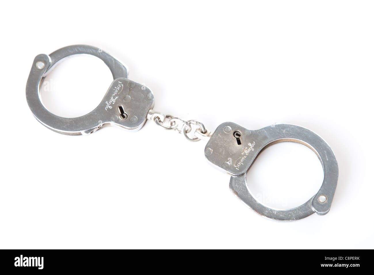 Hand cuff manacle shackle key lock hi-res stock photography and images ...