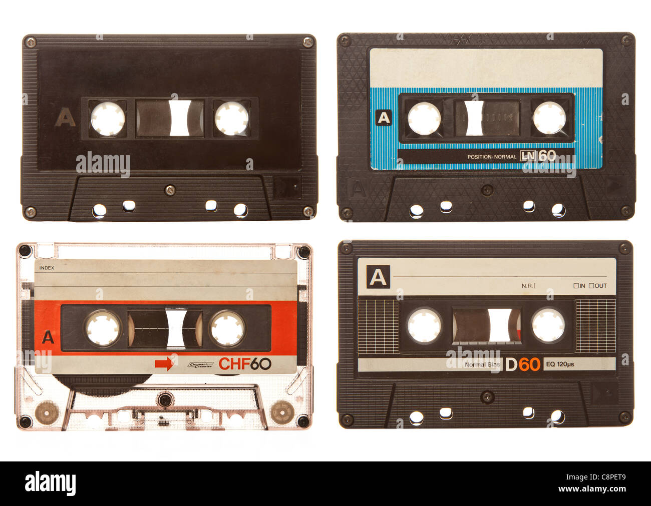 Retro audio cassettes Stock Photo - Alamy