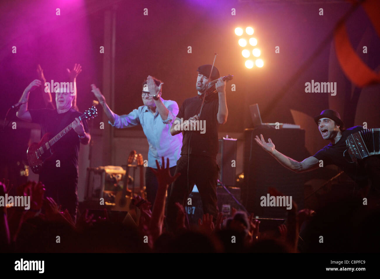 Bajofondo, a "Río de la Plata" based music band consisting of eight ...