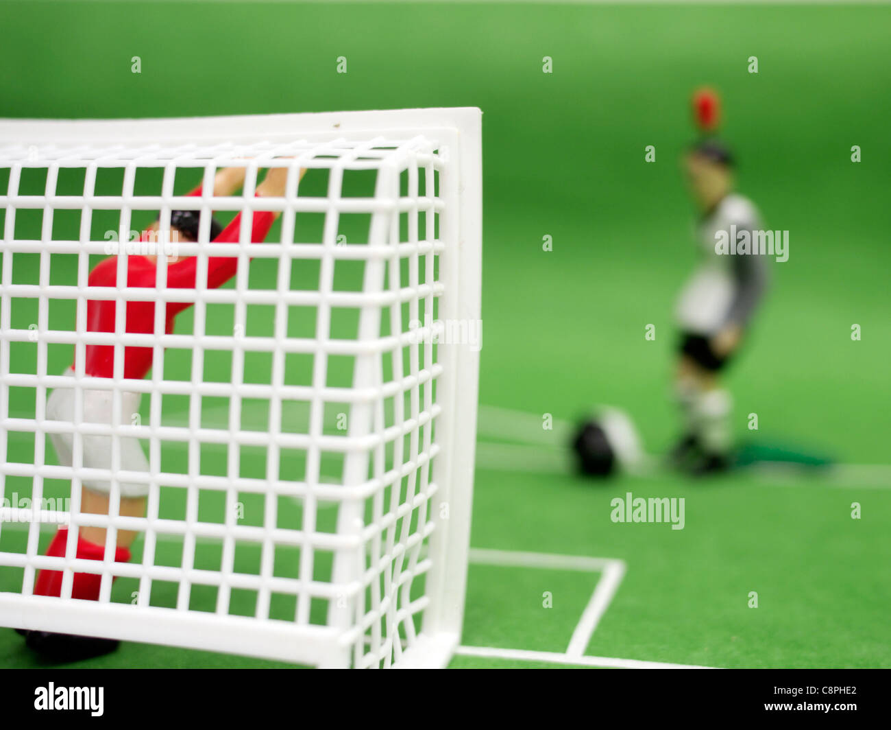 In front of the goal Stock Photo - Alamy