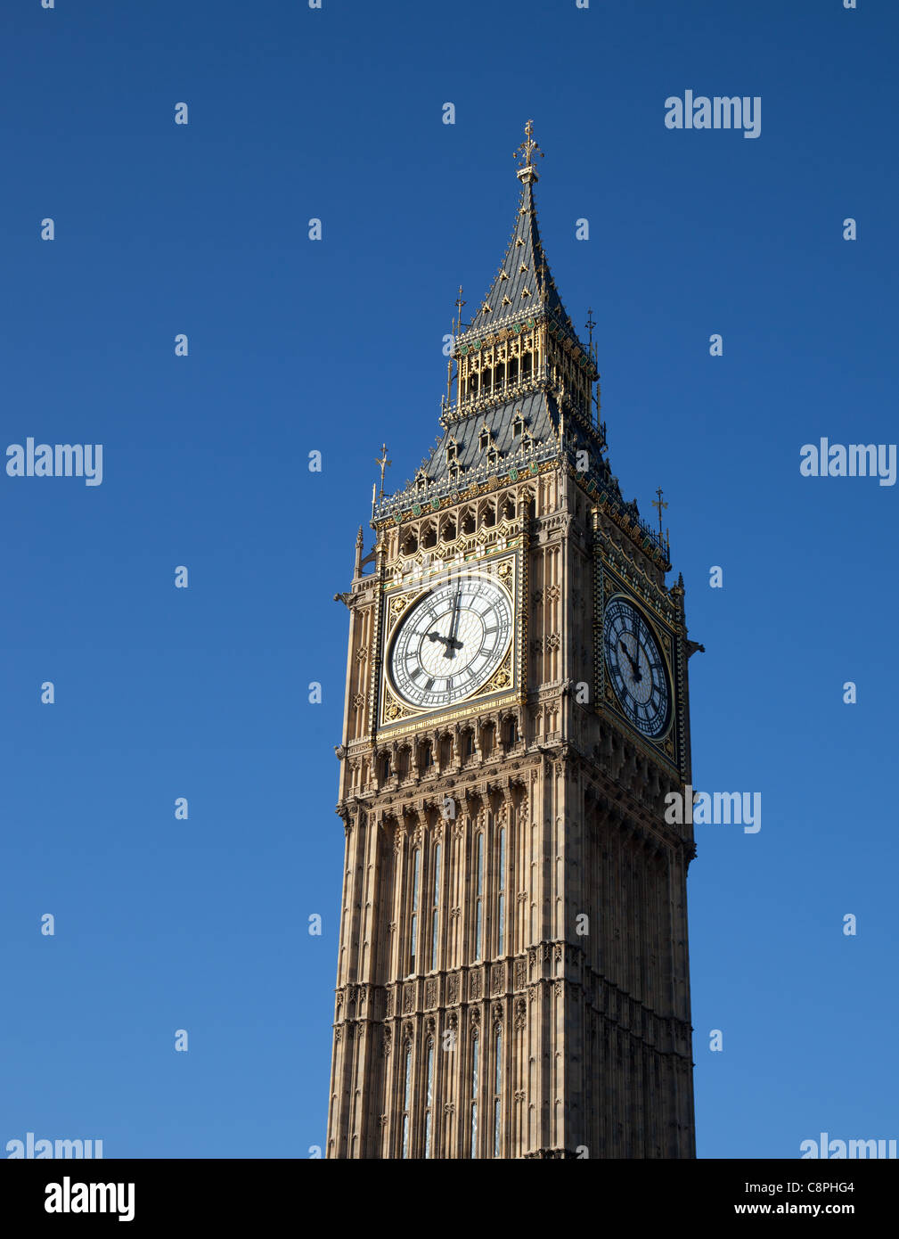 The famous clock Big Ben in London Stock Photo - Alamy