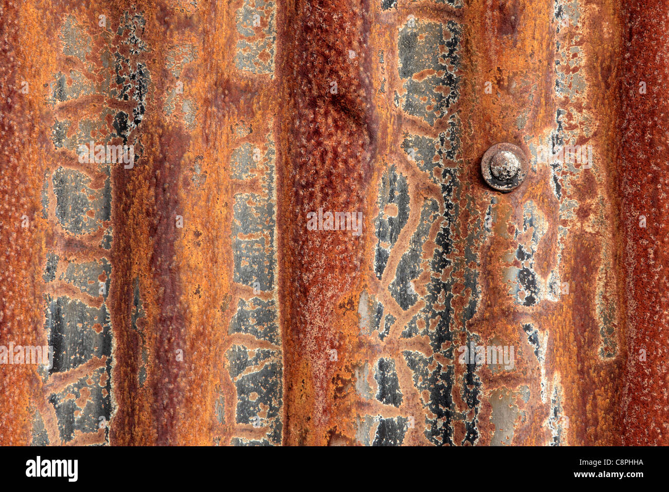 Close up of a rusty tin shed Stock Photo - Alamy
