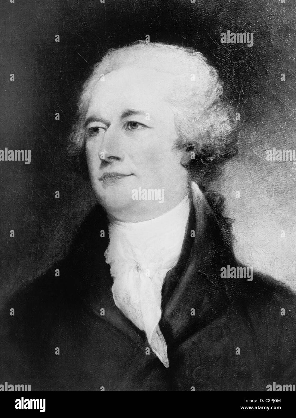 Vintage portrait of American statesman and Founding Father Alexander ...