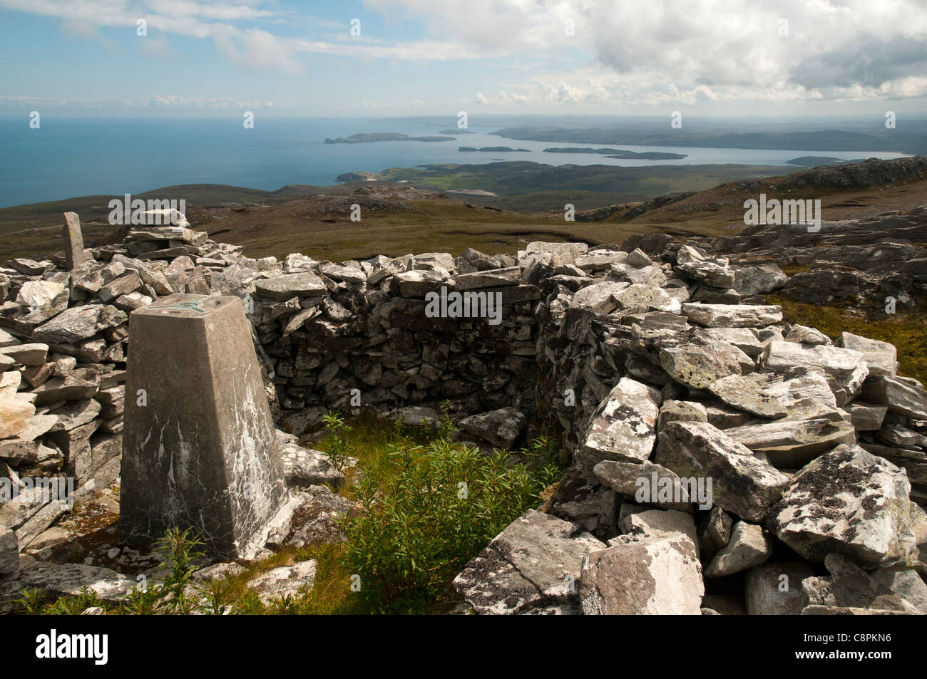 The Pentland Firth and the north coast towards Caithness, from the ...