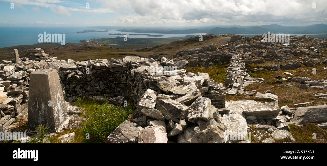 The Pentland Firth and the north coast towards Caithness, from the ...