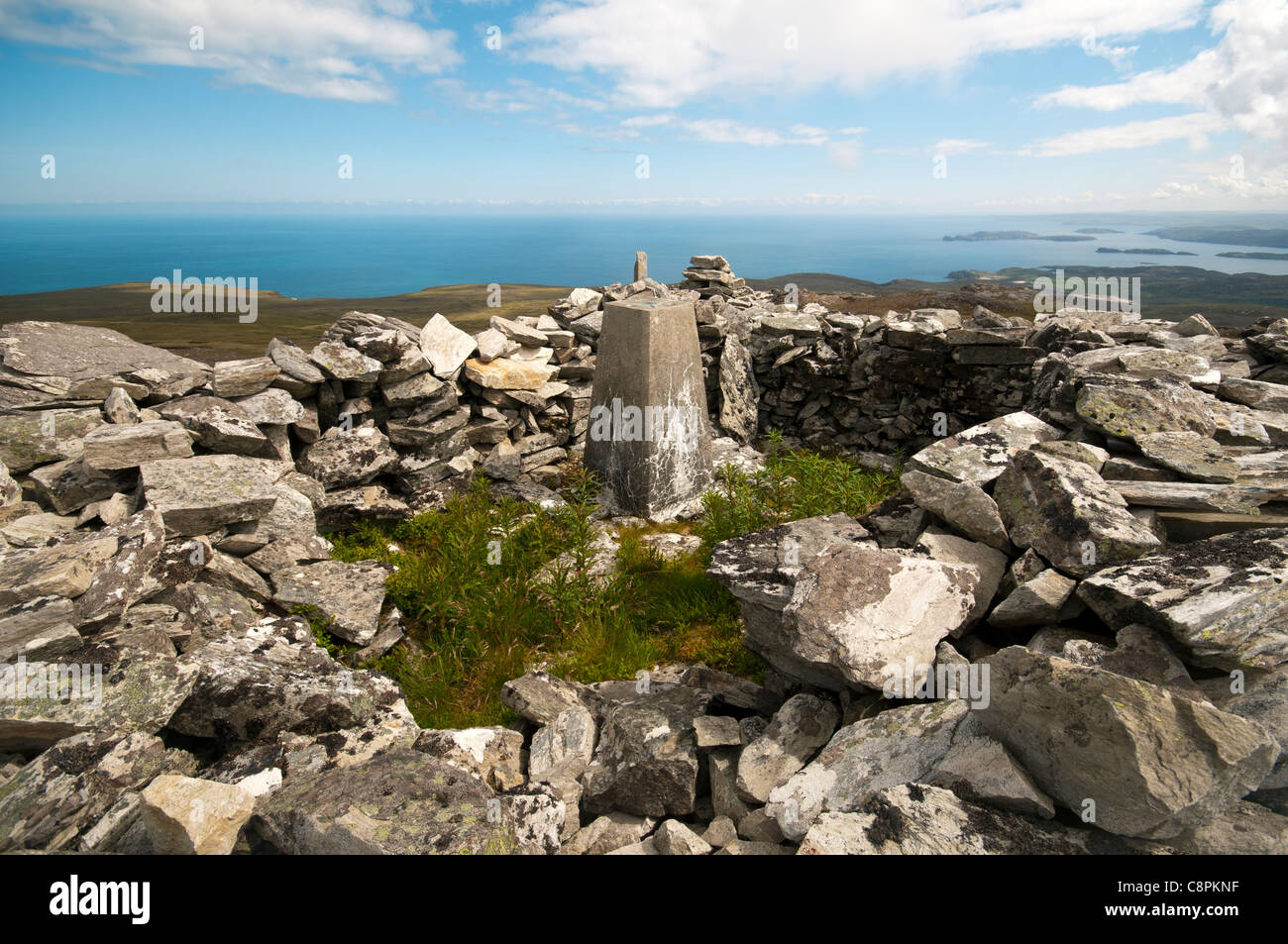 The Pentland Firth and the north coast towards Caithness, from the ...
