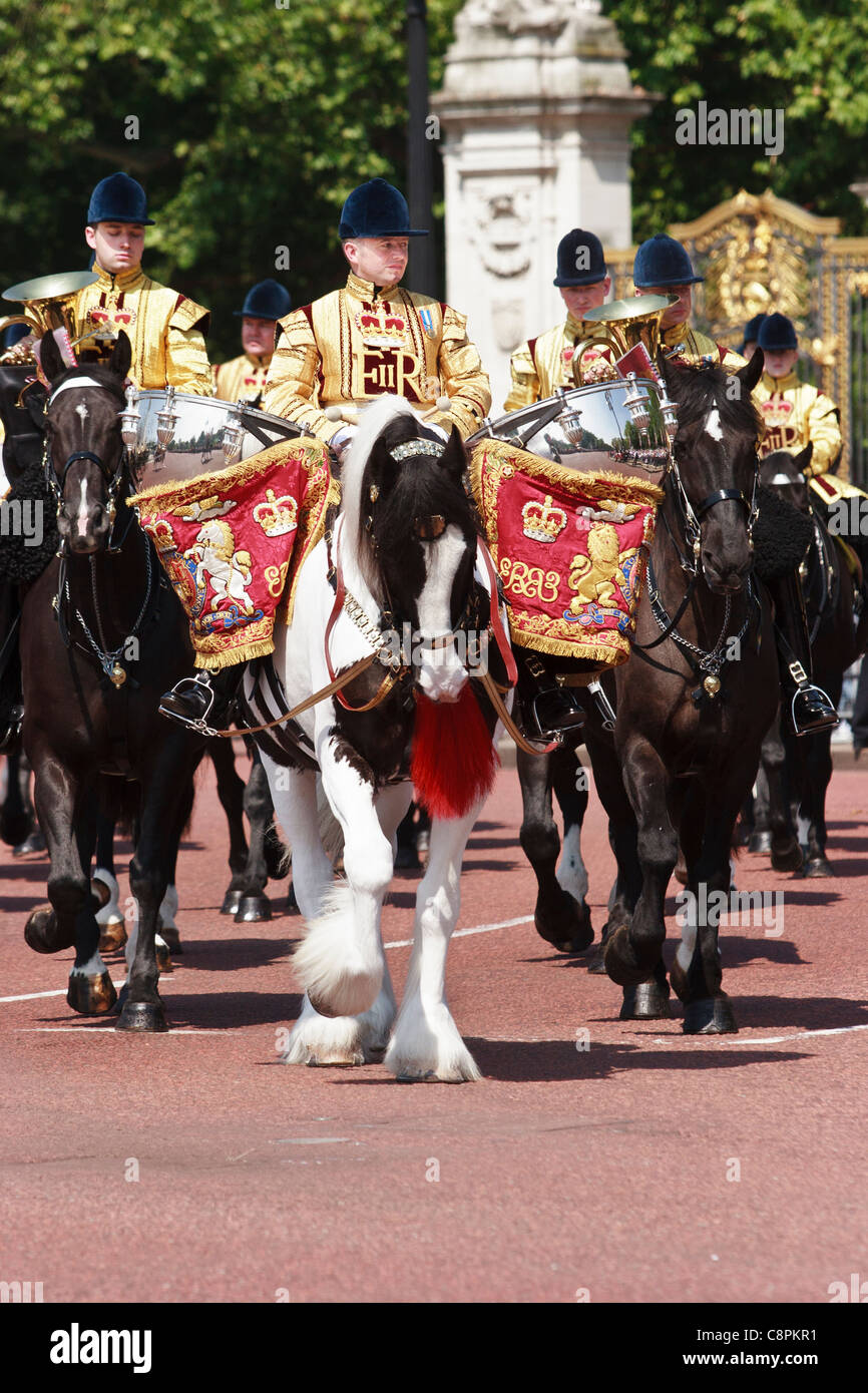 Mounted Bands of the Household Cavalry at Trooping the Colour Stock ...