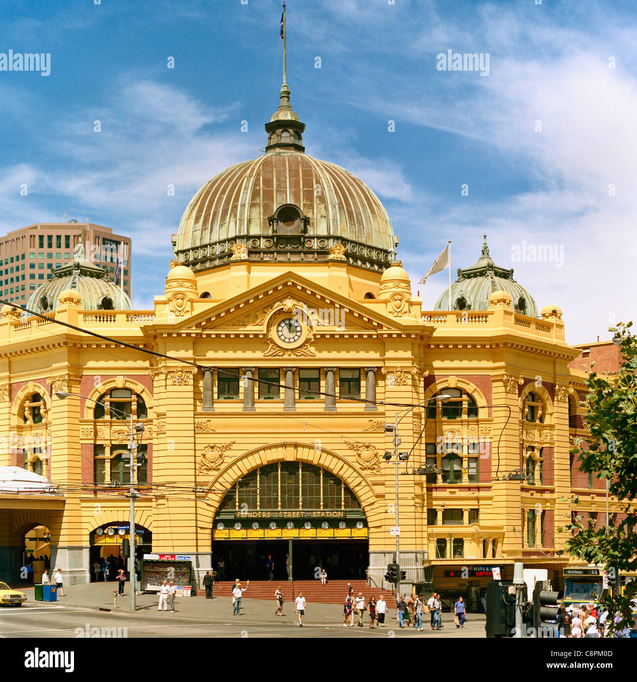 Flinders st train station hi-res stock photography and images - Alamy