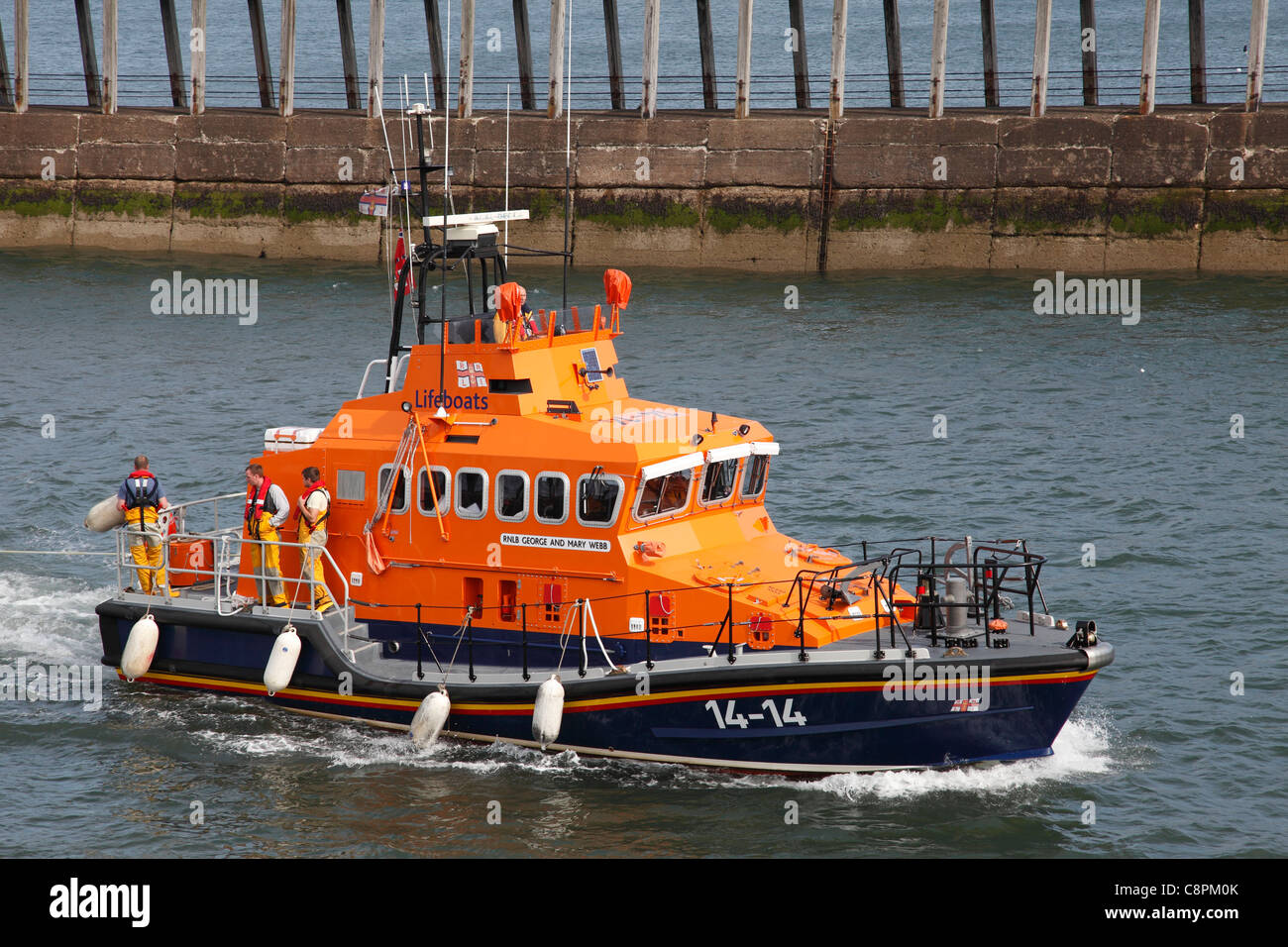 RNLI lifeboat 'George & Mary Webb' Whitby, North Yorkshire, England, U ...