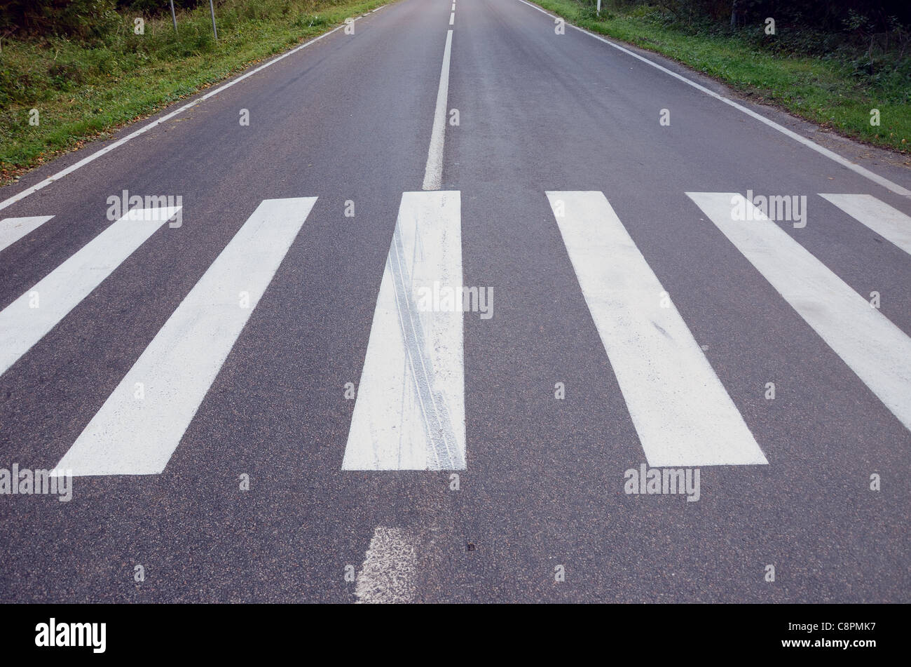asphalt road and passage in the resort park Stock Photo - Alamy