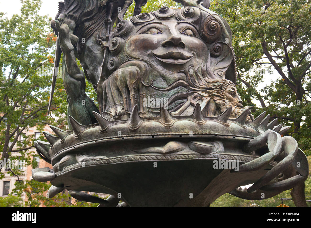 Peace Fountain at Cathedral of Saint John the Divine Stock Photo - Alamy