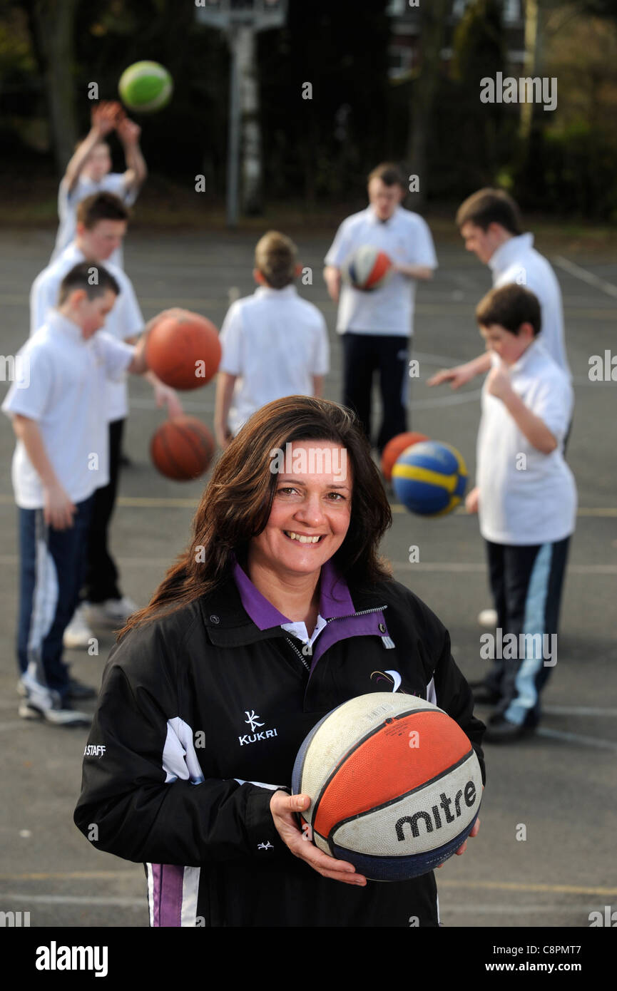 Sunday Times PE Teacher Of The Year Cheryl Buckley pictured at her ...