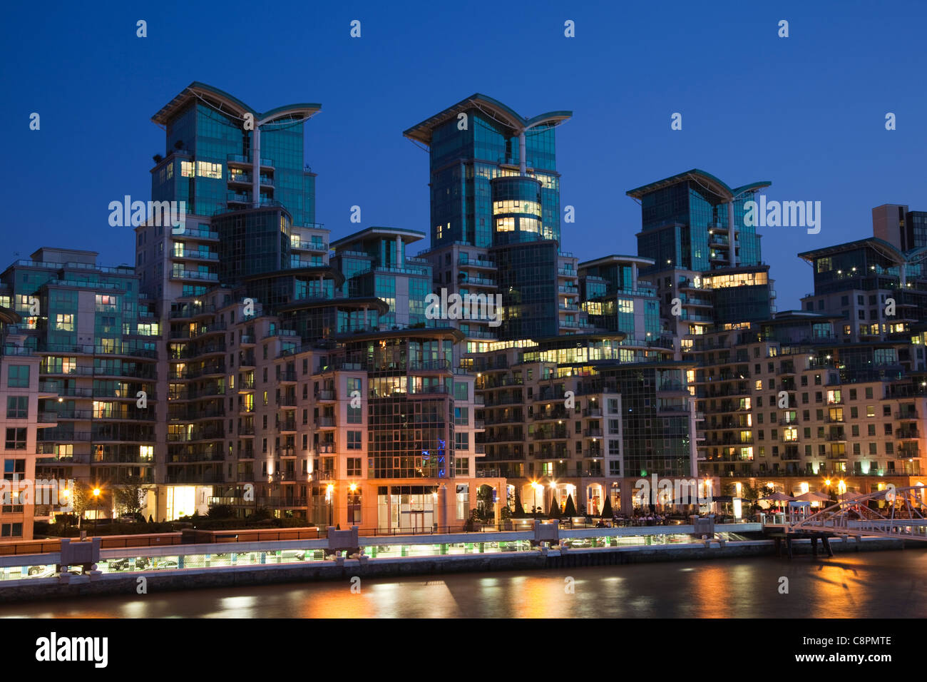 St george wharf in hi-res stock photography and images - Alamy