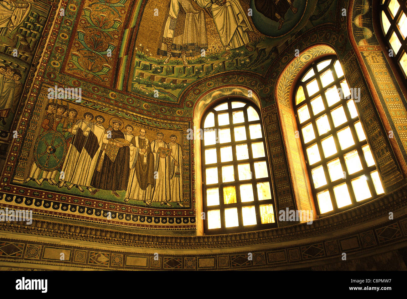 Mosaic of Emperor Justinian Basilica San Vitale Ravenna Stock Photo - Alamy