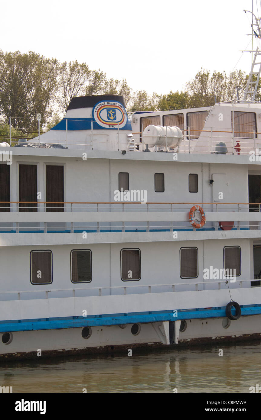 Romania, Dobrudgea region, Tulcea, Danube Delta. Sulina channel. UNESCO ...