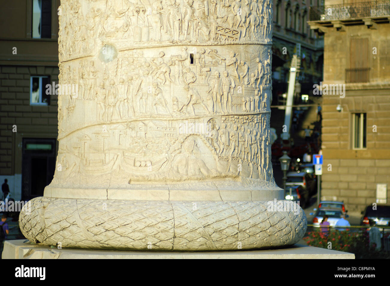 Traian column relief hi-res stock photography and images - Alamy